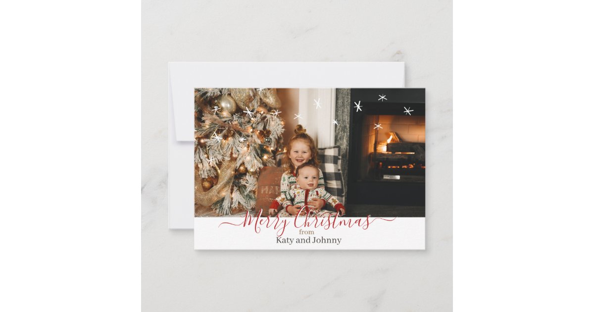 Personalized Christmas Greeting Card | Zazzle