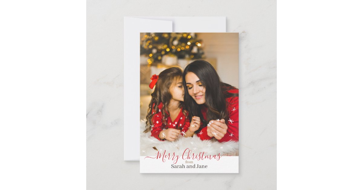 Personalized Christmas Greeting Card | Zazzle
