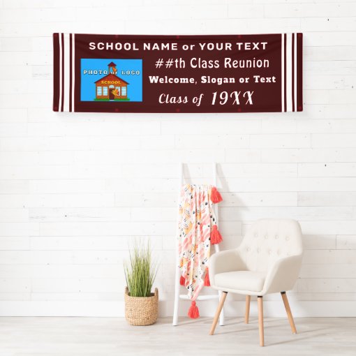 Personalized Class Reunion Banners Decorations | Zazzle