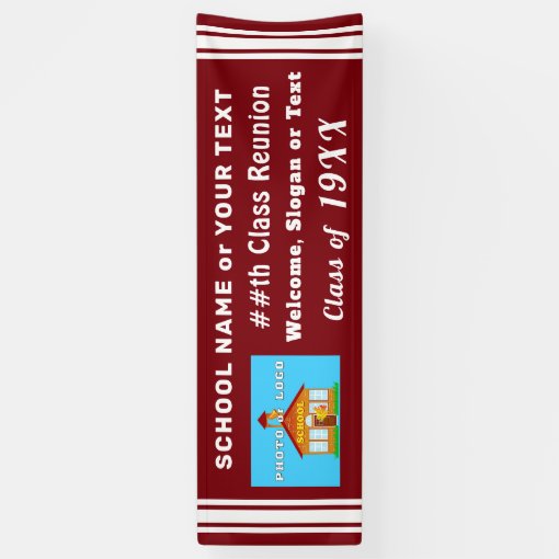 Personalized Class Reunion Banners Decorations | Zazzle
