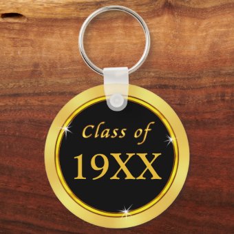 Personalized Class Reunion Keychains, Any YEAR Keychain | Zazzle