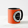 Personalized Class Reunion Mugs, Orange, White Mug | Zazzle