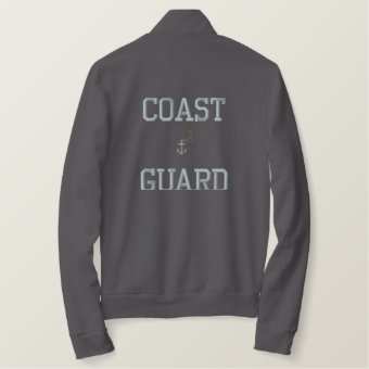 Personalized Coast Guard Track Jacket | Zazzle
