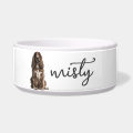 Personalized Cocker Spaniel Food Bowl | Zazzle