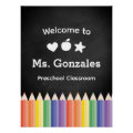 Personalized Colorful Back to School Welcome Poster | Zazzle