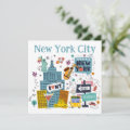 Personalized Colorful New York City Card | Zazzle