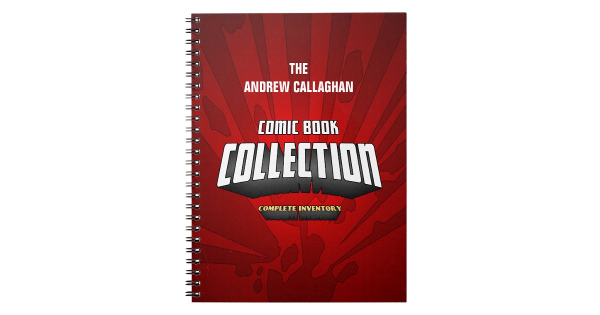 Personalized Comic Book Collection Inventory | Zazzle
