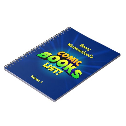 Personalized Comic Book List | Zazzle