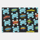 Personalized Comic Book Wrapping Paper Sheets | Zazzle
