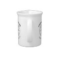 PERSONALIZED COMPANY LOGO WEB ADDRESS BEVERAGE PITCHER | Zazzle