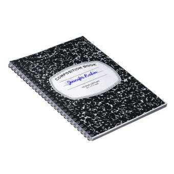 Personalized Composition Style Notebook | Zazzle