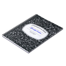 Personalized Composition Style Notebook | Zazzle
