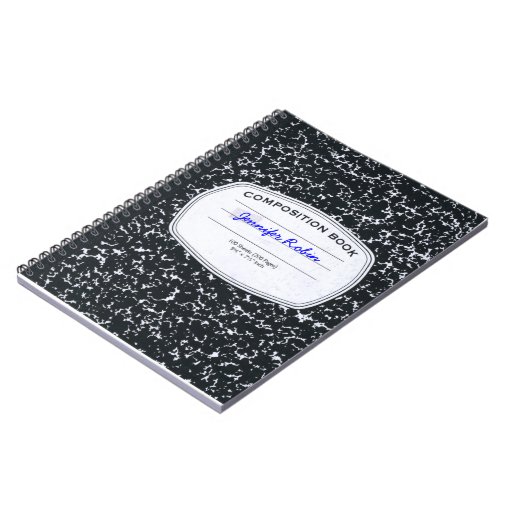 Personalized Composition Style Notebook | Zazzle