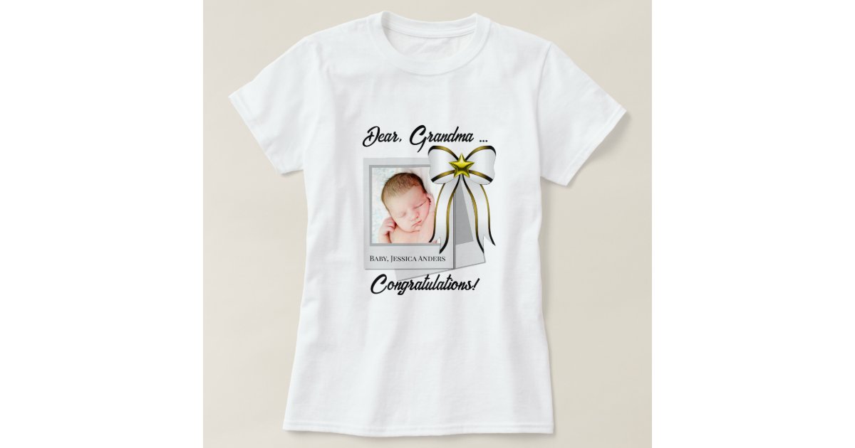 Personalized Congratulations Photo T-shirt | Zazzle