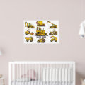 Personalized Construction Equipment Poster | Zazzle