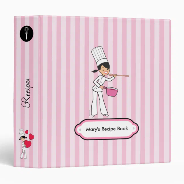 Personalized Cook Recipe Binder Organizer | Zazzle