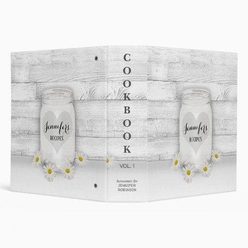 Personalized Cookbook for Recipes 3 Ring Binder | Zazzle