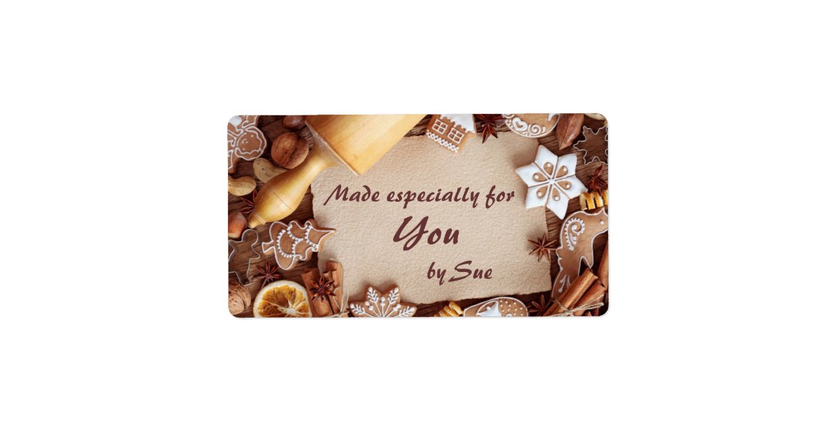 Personalized Cookie Gift Labels | Zazzle