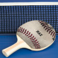 Personalized Cool Grunge Baseball Ping Pong Paddle | Zazzle