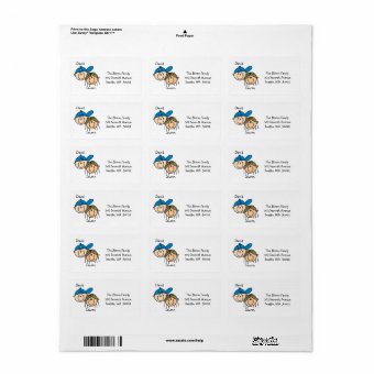 Personalized Couple Address Labels | Zazzle