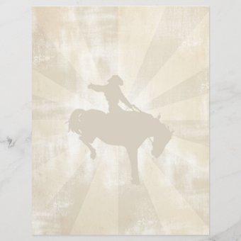 Personalized Cowboy Hoedown Party Menu | Zazzle