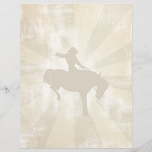 Personalized Cowboy Hoedown Party Menu | Zazzle
