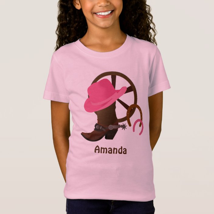 Personalized Cowgirl T Shirt