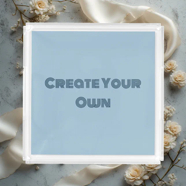 Personalized Create Your Own Tray | Zazzle