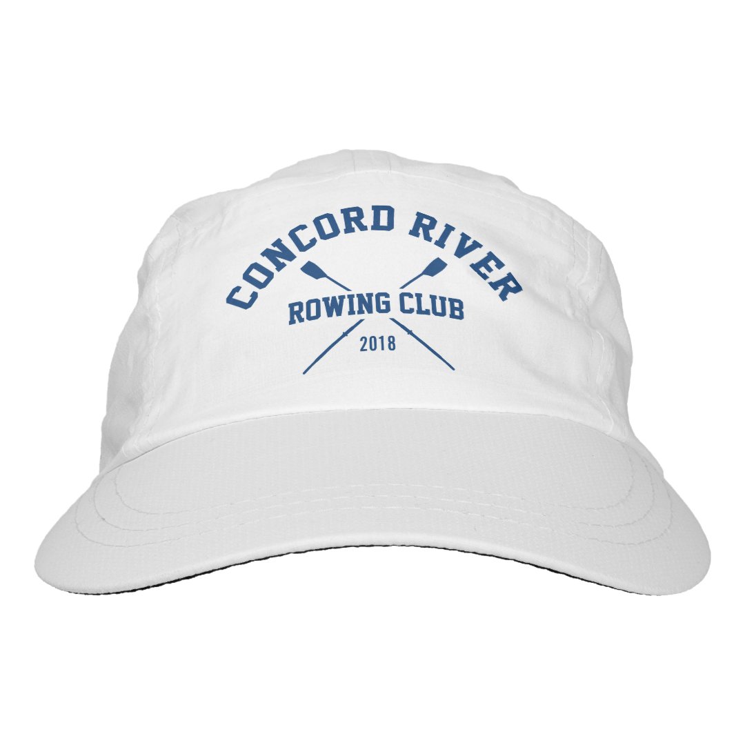 Personalized Crew Rowing Logo Oars Team Name Year Headsweats Hat | Zazzle