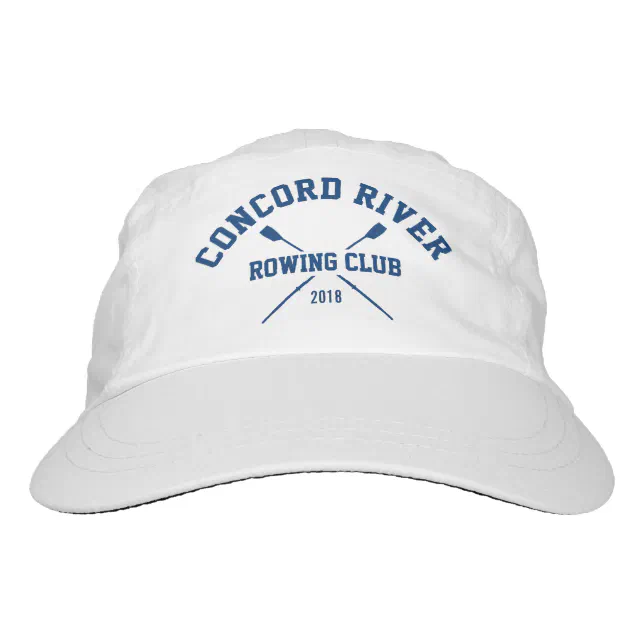 Personalized Crew Rowing Logo Oars Team Name Year Headsweats Hat | Zazzle