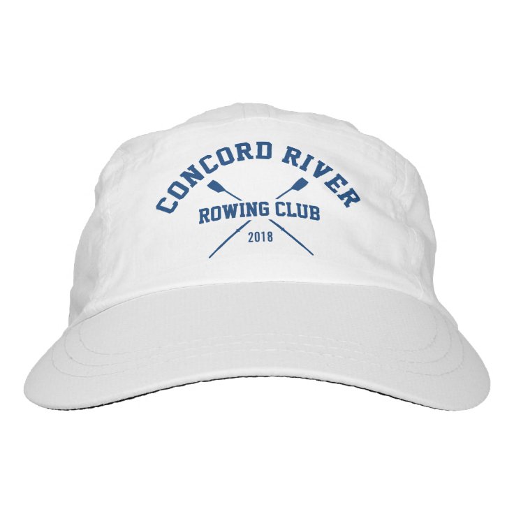 Personalized Crew Rowing Logo Oars Team Name Year Headsweats Hat | Zazzle