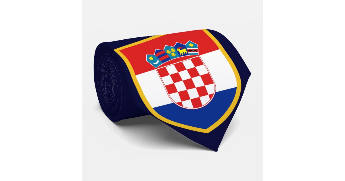 Personalized Croatia Flag Neck Tie | Zazzle