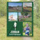 Personalized Cross Country Running Photo Collage Fleece Blanket | Zazzle