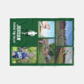 Personalized Cross Country Running Photo Collage Fleece Blanket | Zazzle
