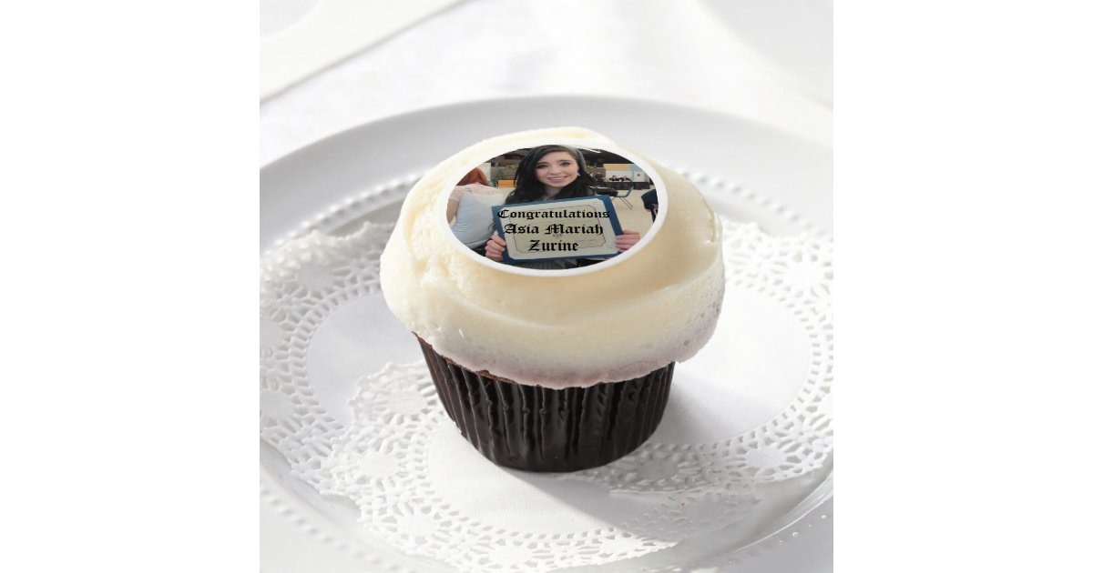 Personalized cupcake topper sheets | Zazzle