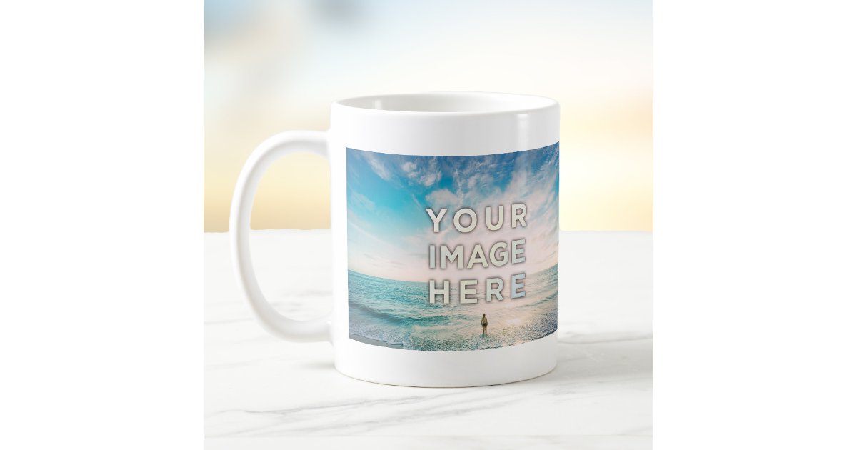 Personalized Custom 2 Photo Coffee Mug | Zazzle