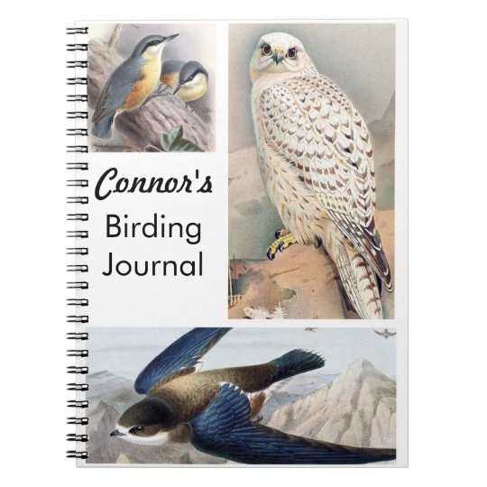 Personalized Custom Birding Journal | Zazzle.com