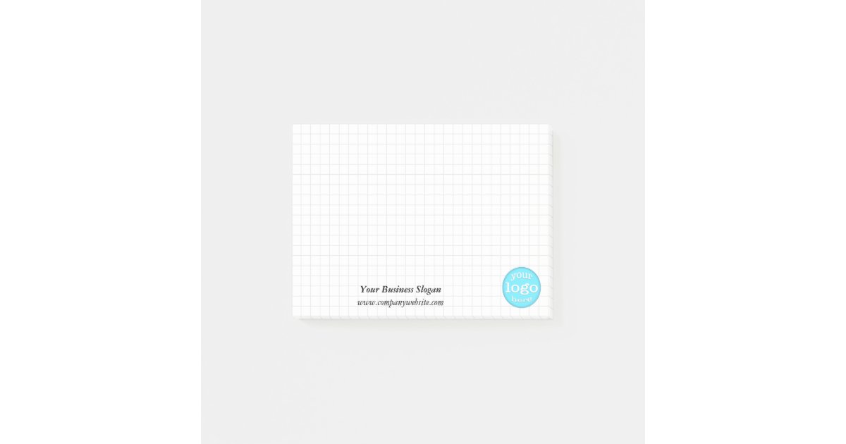 Personalized Custom Business Company Logo Office Post-it Notes | Zazzle.com
