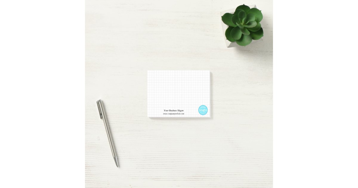 Personalized Custom Business Company Logo Office Post-it Notes | Zazzle