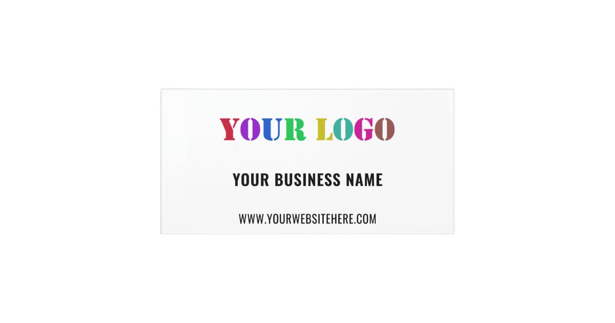 Personalized Custom Business Logo Name Door Sign | Zazzle