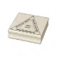 Personalized Custom Business Name Company Triangle Rubber Stamp | Zazzle