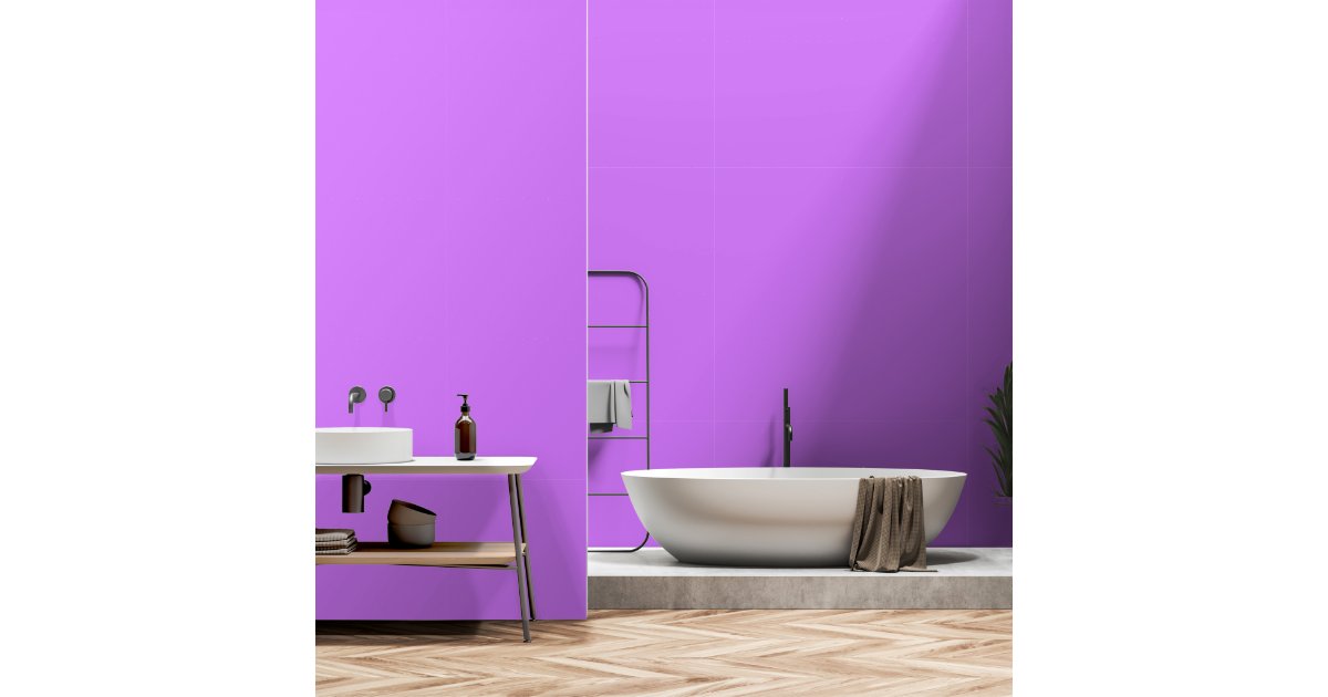 Personalized Custom Color Design Your Own Purple Wallpaper | Zazzle