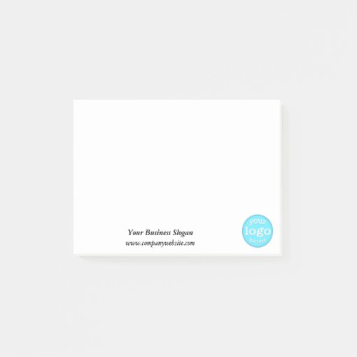 Personalized Custom Company Business Logo Office Post-it Notes | Zazzle