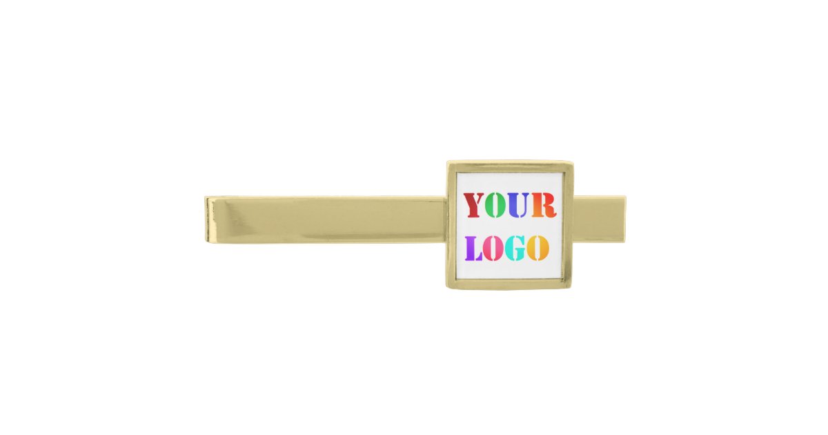 Personalized Custom Company Logo Business Tie Bar | Zazzle