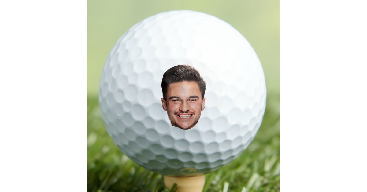 Personalized Custom Face Golf Balls | Zazzle
