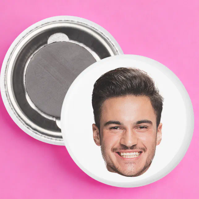 Personalized Custom Face Magnet | Zazzle