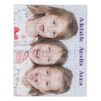 Personalized Custom Family Photo Jigsaw Puzzle | Zazzle