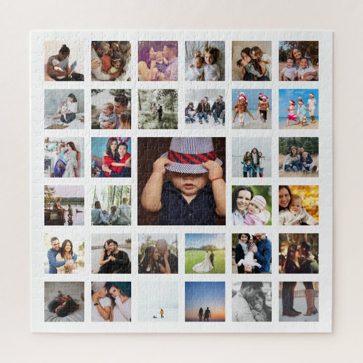 Personalized Custom Made Collage Jigsaw Puzzle | Zazzle