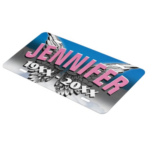 Personalized Custom Memorial License License Plate | Zazzle