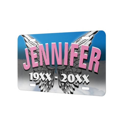 Personalized Custom Memorial License License Plate | Zazzle